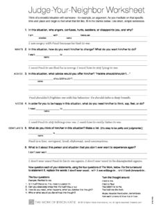 Judge-Your-Neighbor-Worksheet | Emily Romrell