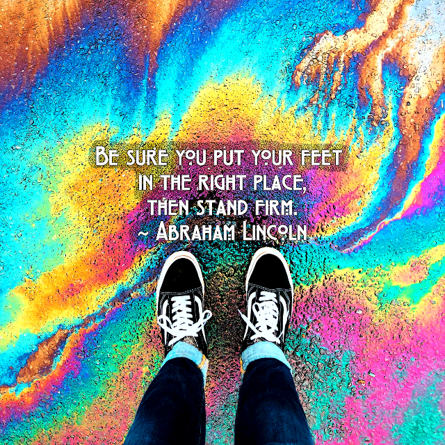 Put Your Feet In The Right Place | Emily Romrell