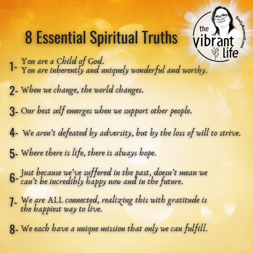 8 Essential Spiritual Truths